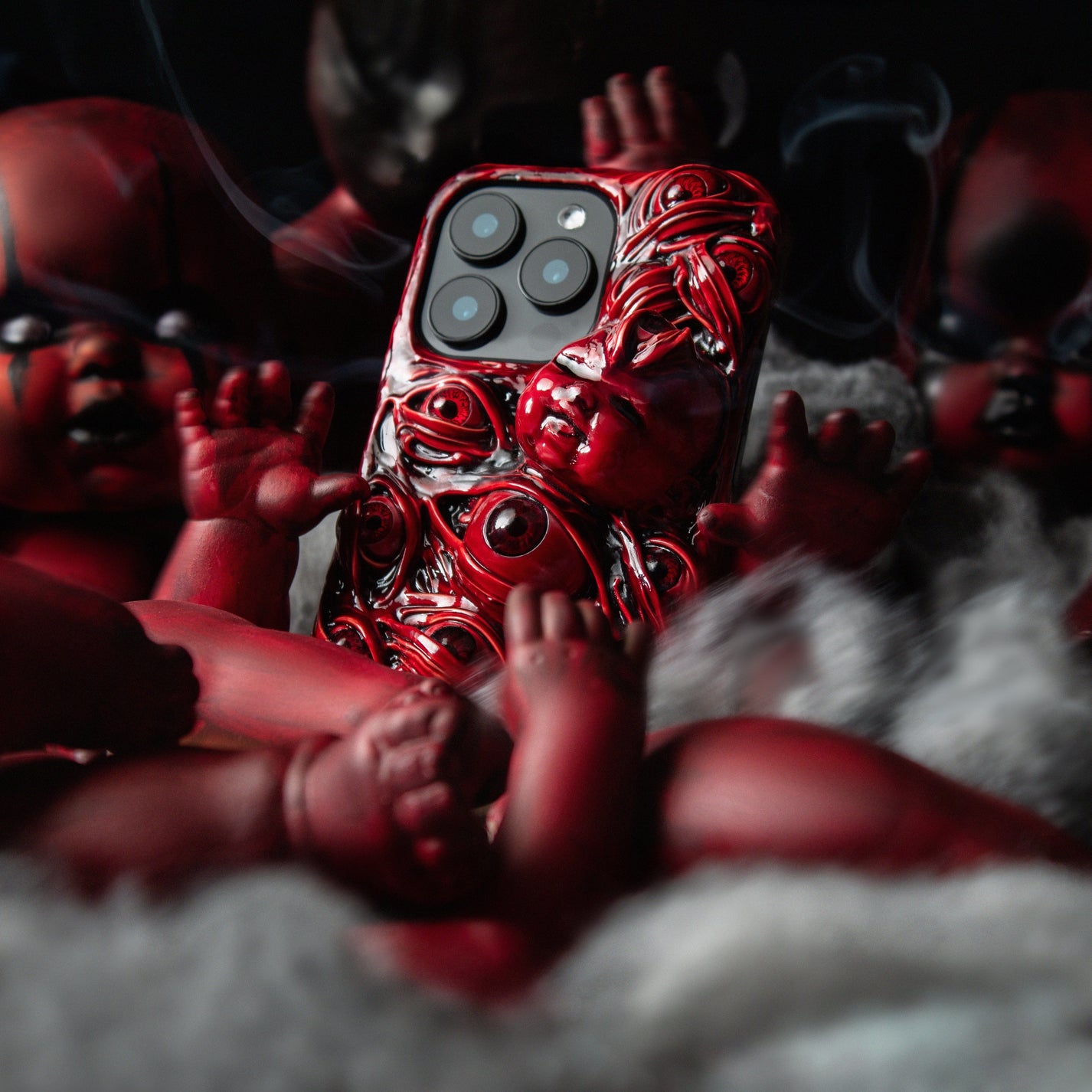 ‘The Ugly Baby’ Eyeball Handmade iPhone Case – Techypop.com