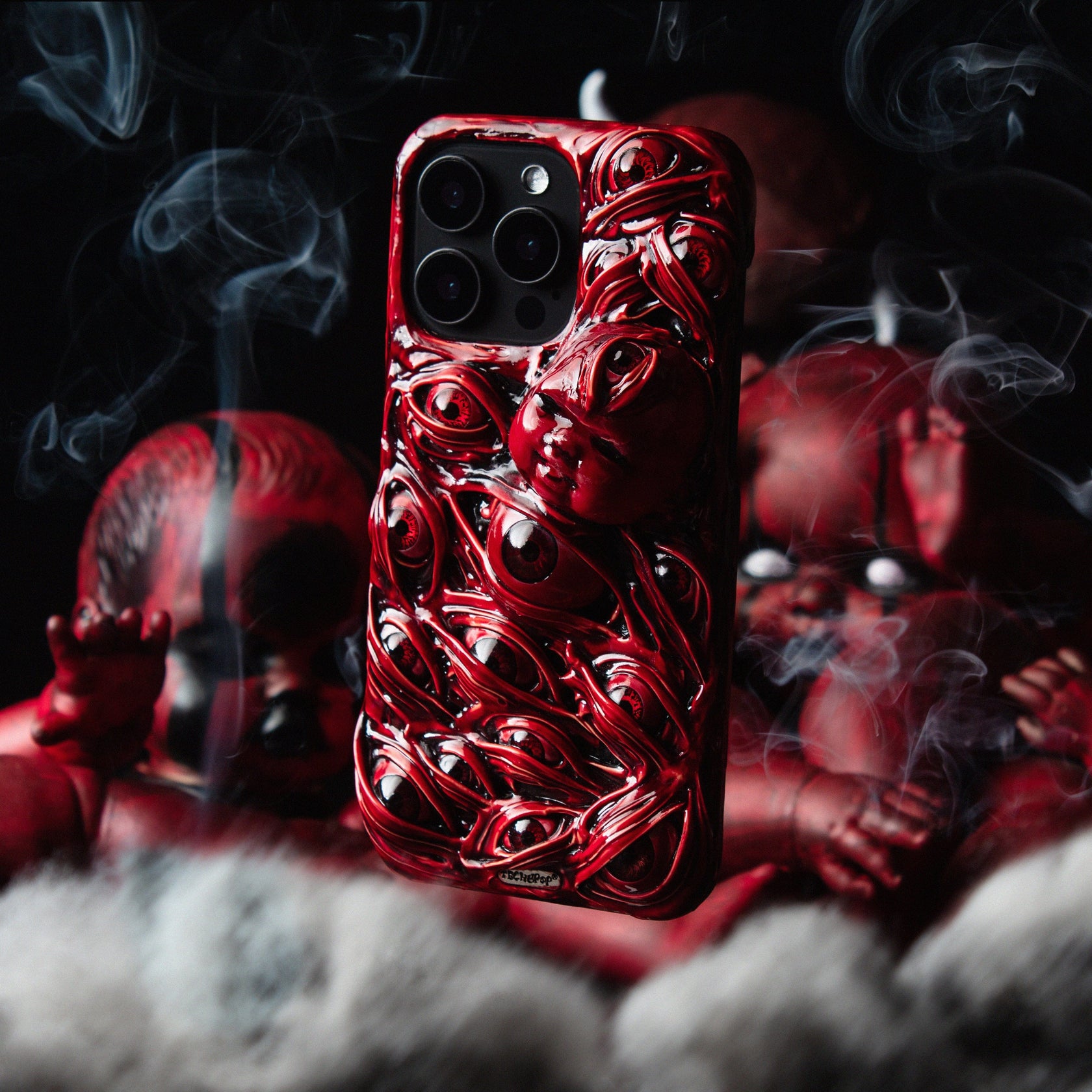 ‘The Ugly Baby’ Eyeball Handmade iPhone Case | Techypop.com