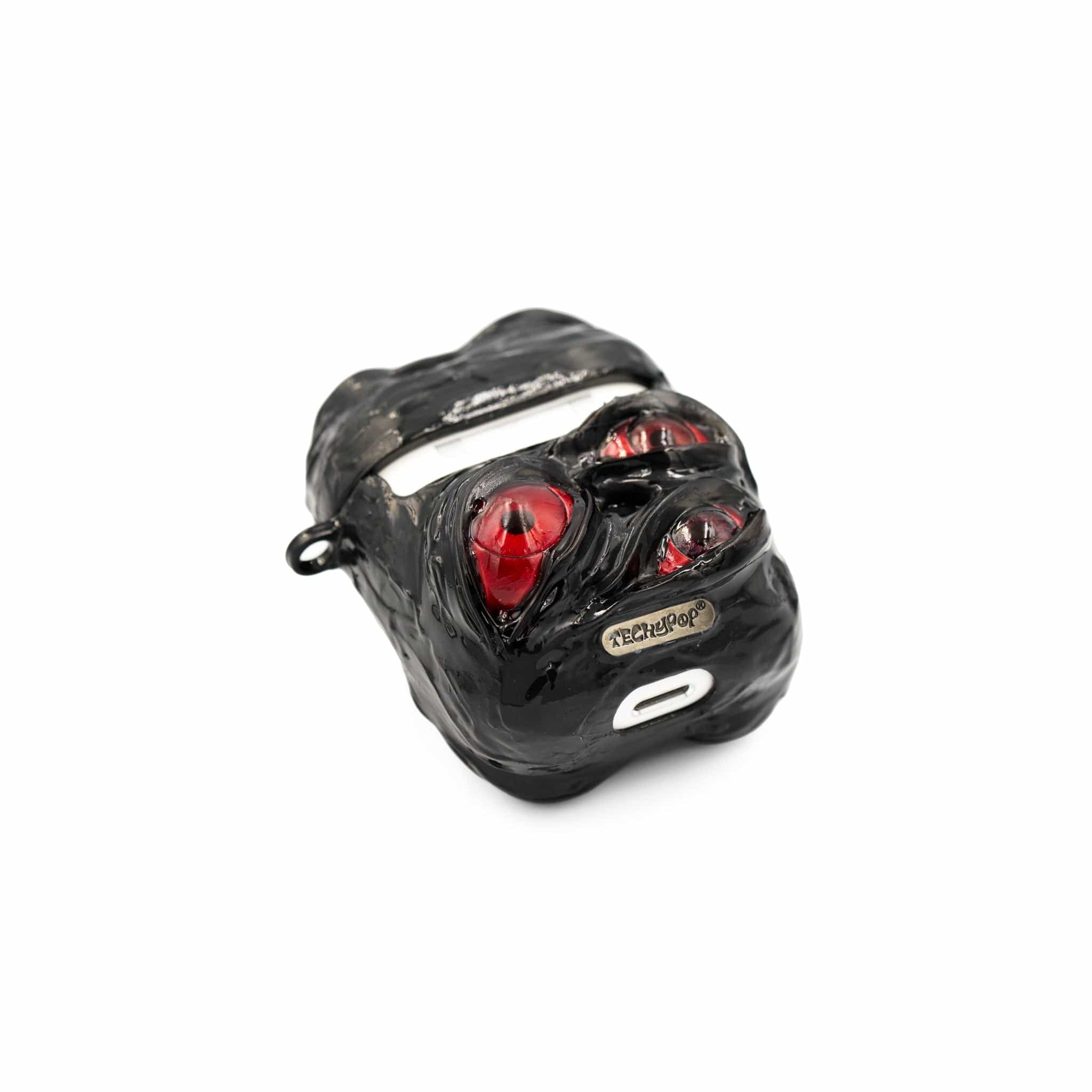 Cat Eye in the Dark Handmade AirPods Case | Techypop.com